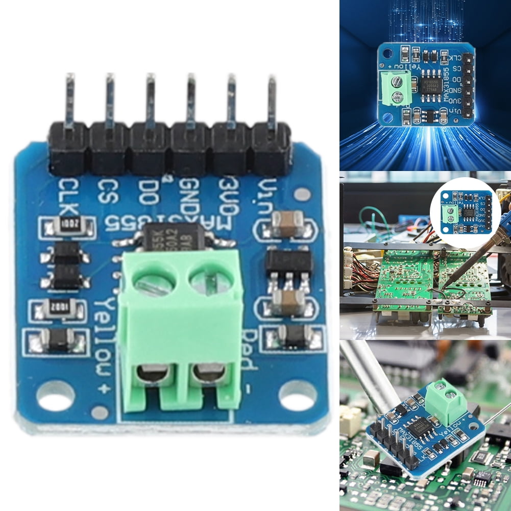 husxh MAX31855 Thermocouple Temperature Sensor Module SPI Interface K ...