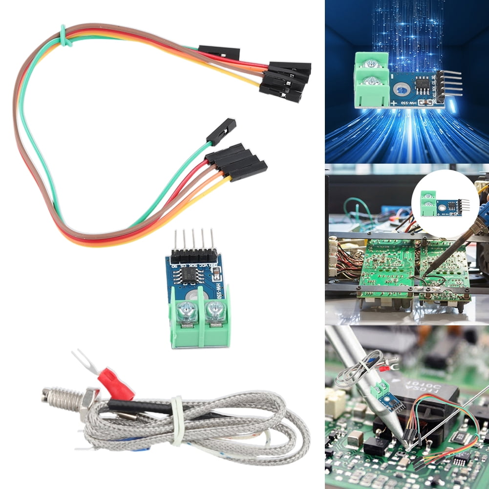 Husxh Max6675 K Type Thermocouple Dc 3 5v Temperature Degrees Module With Cable Cord Temperature