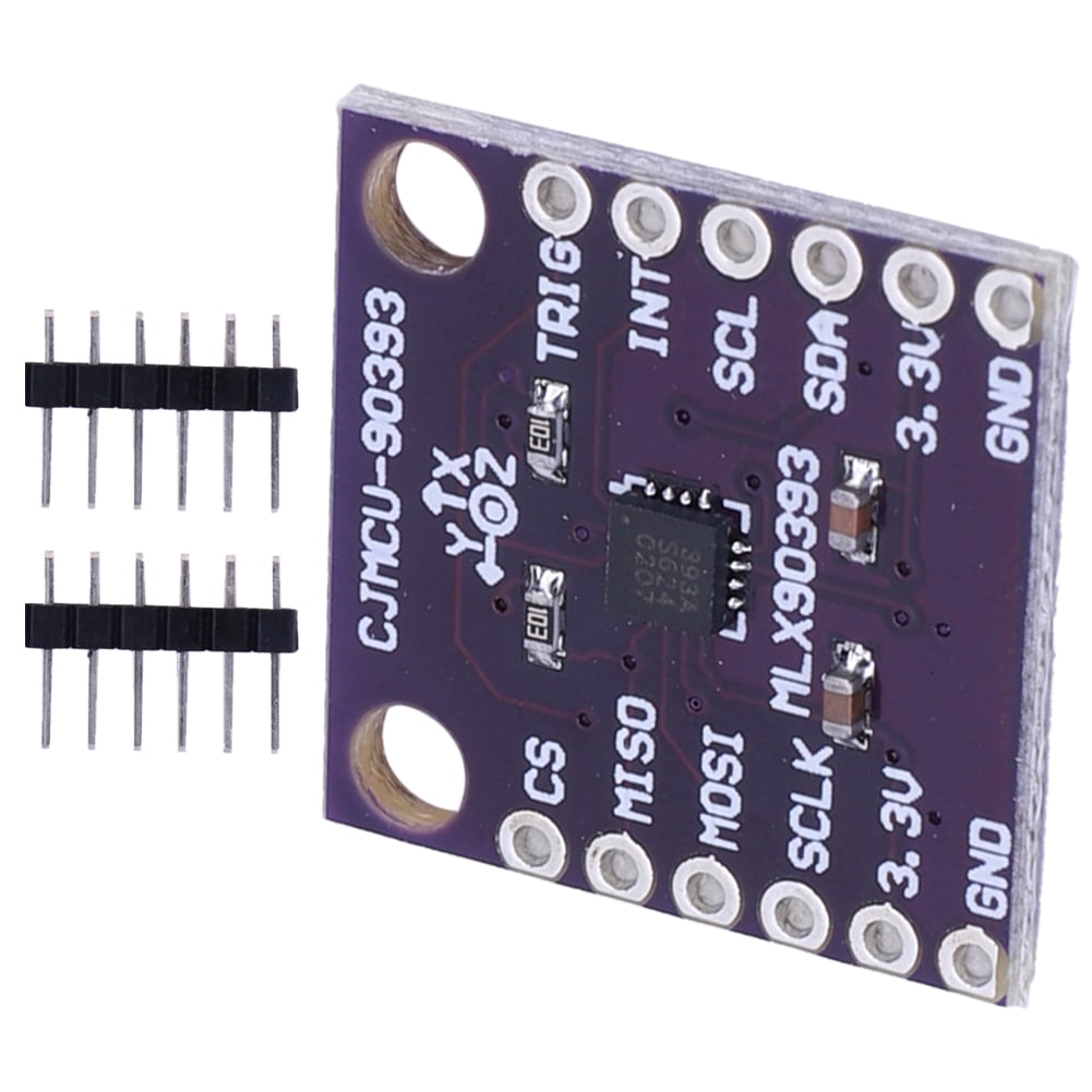 husxh MLX90393 Three Digital Hall Sensor 3D Position Of The Rotational Angular Displacement ...
