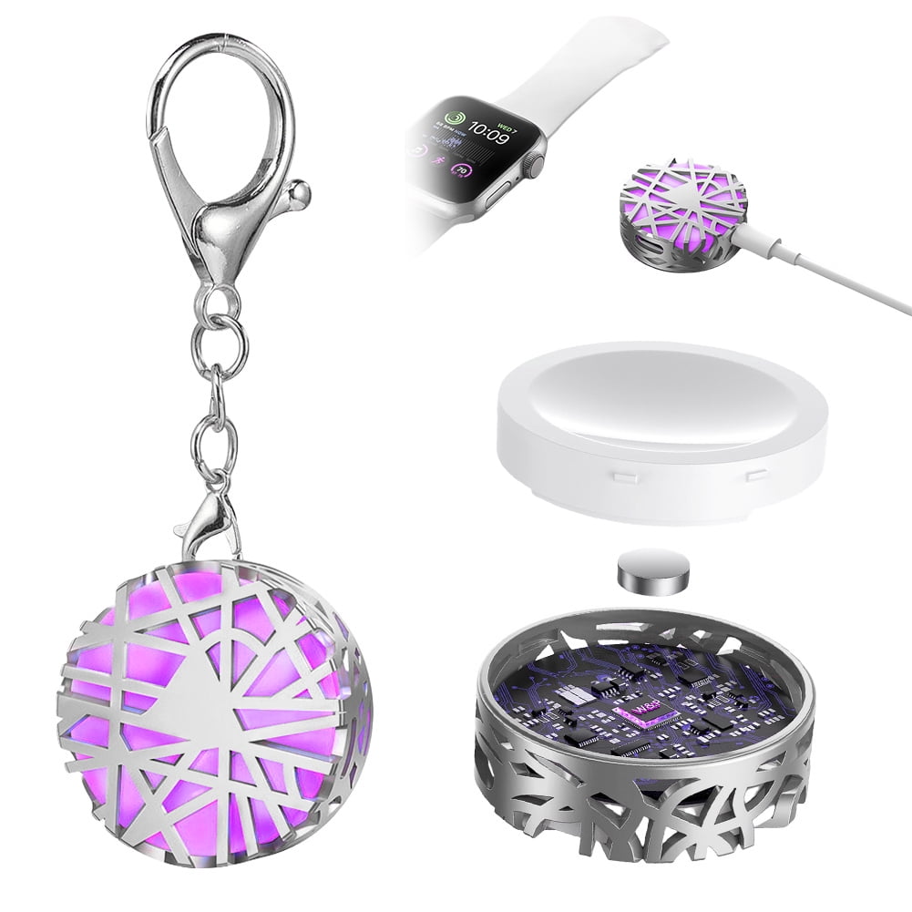 husxh Magnetic Watch Charger with Keychain Wireless Watch Charging Base ...
