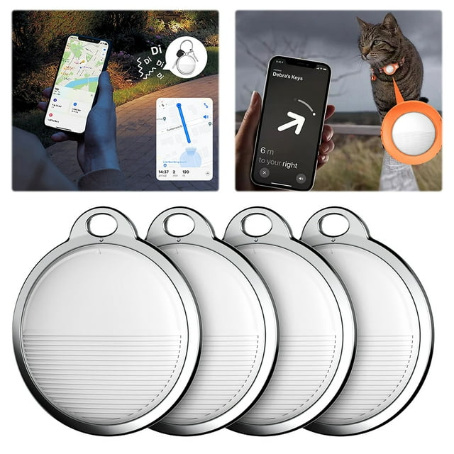 husxh Mini Tracking Device Bluetooth-Compatible Work With Apple Find My ...