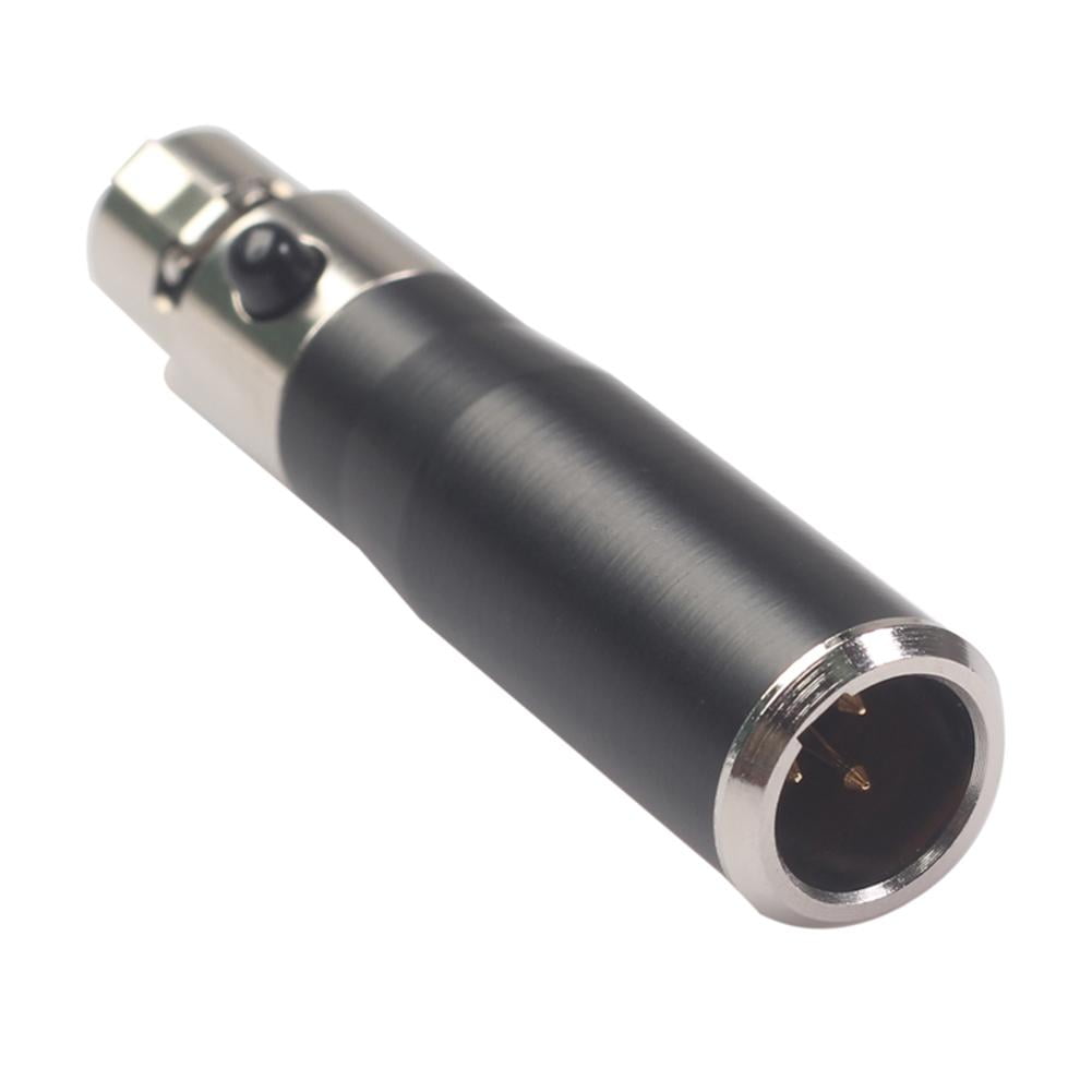 husxh Mini XLR 3 4 Pin Female Mini Connector Mic Adapter Connector ...