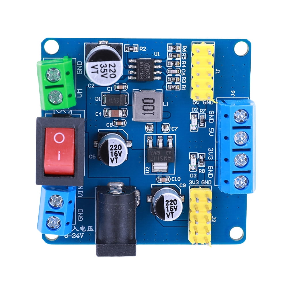 husxh Multi Output Intelligent Car Power Module 3.3V 5V Smart Car Power ...