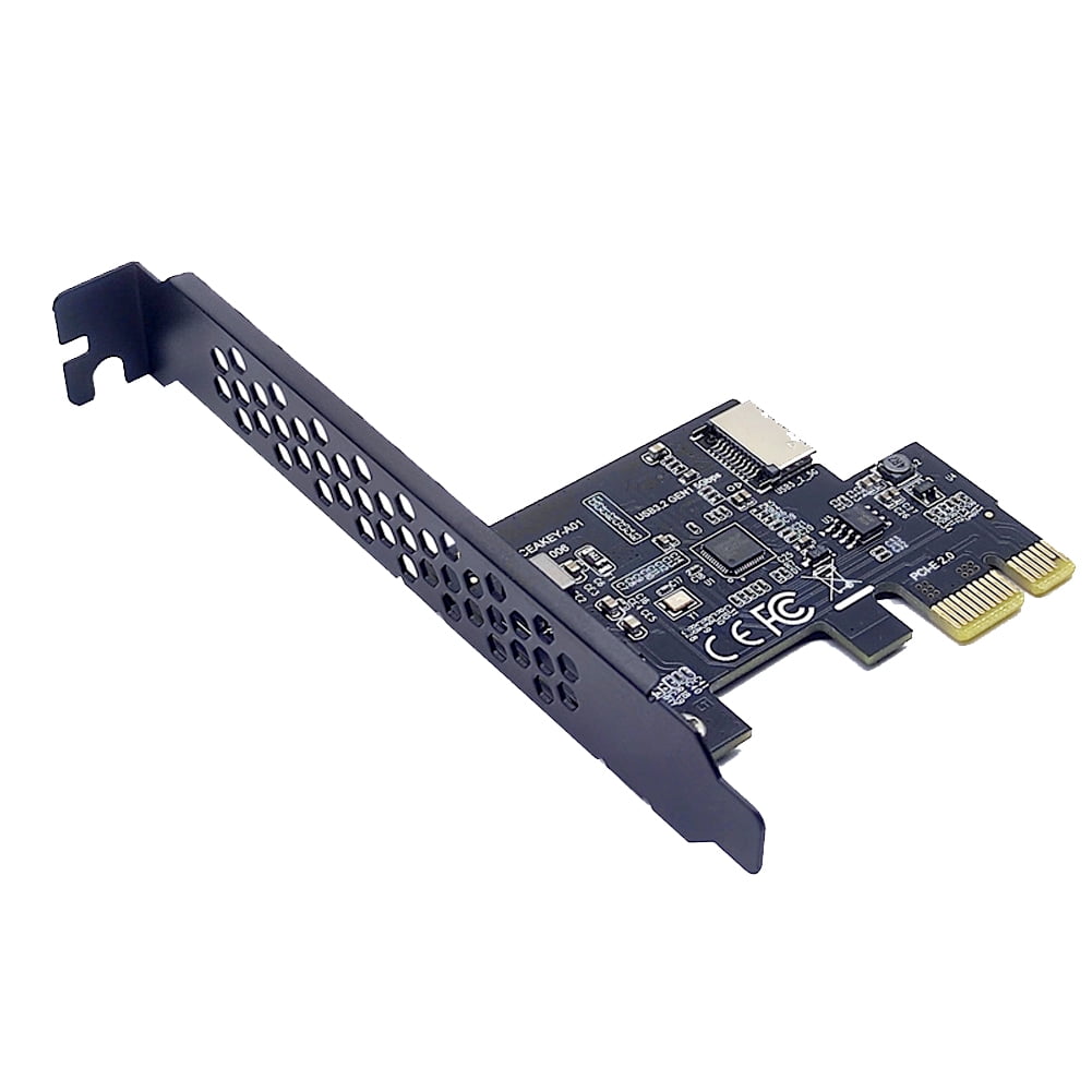 husxh PCI Express 2.0 X1 To 19Pin & USB 3.2 Gen1 Type-E Expansion Card ...