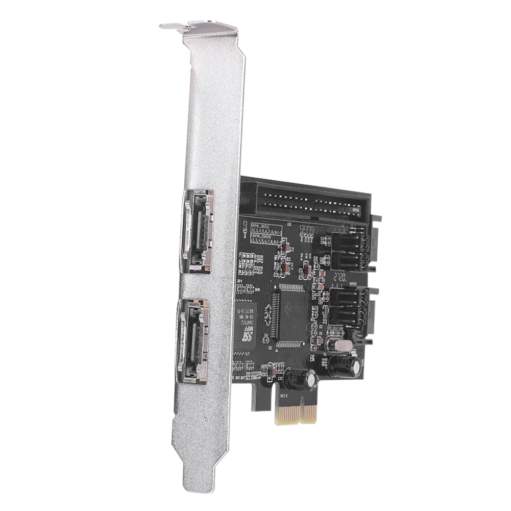 husxh PCIe to 2 Ports SATA IDE eSATA RAID Controller Cards PCI Express ...