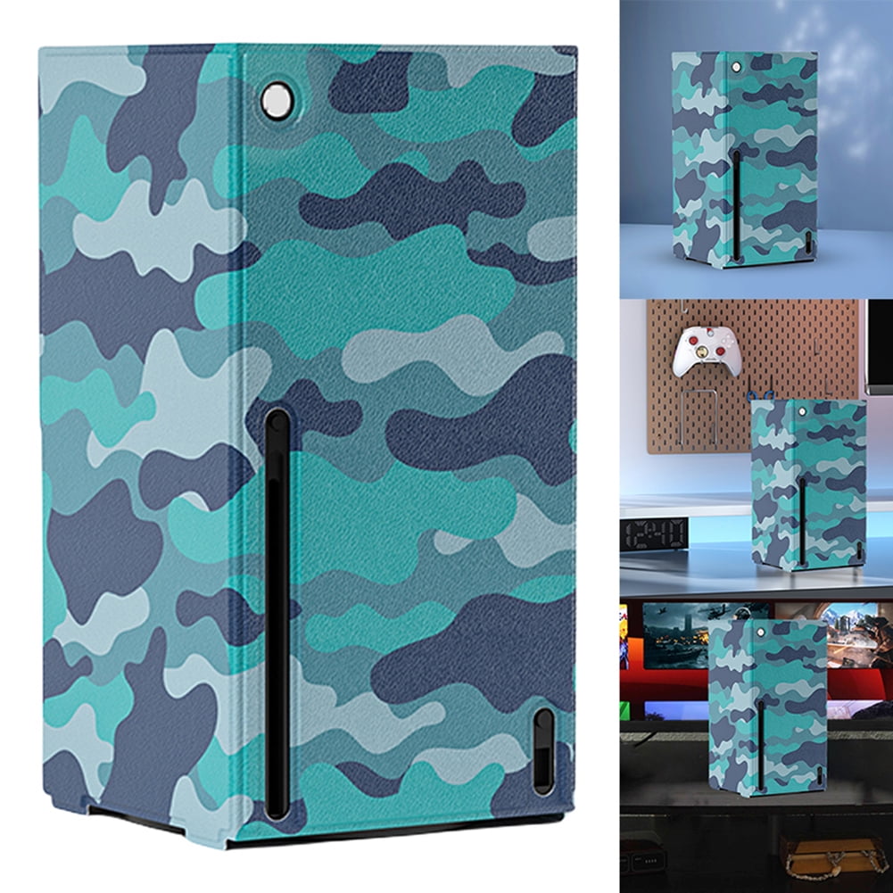 husxh PU Vertical Dust Cover Dustproof Console Full Body Skin Magnetic ...