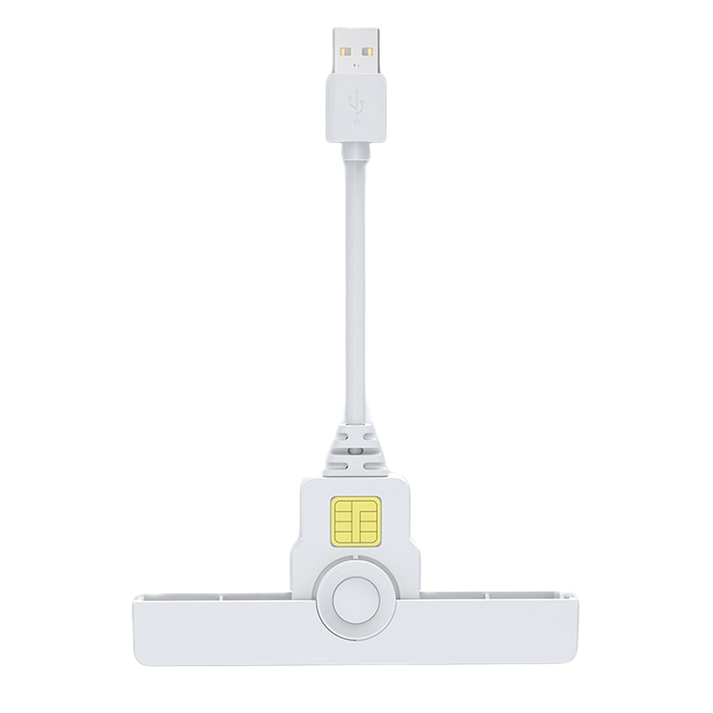 husxh Portable Common Access Card Reader Foldable CAC Reader Compatible ...