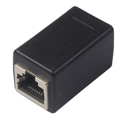 Rj45 1 Way To 2 Ways Splitter Connector Lan Network Ethernet Cable ...