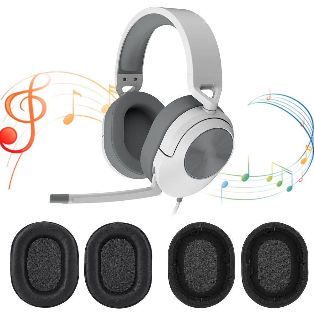 husxh Replacement Ear Pads Cushions Memory Foam Headset Ear Cushions ...
