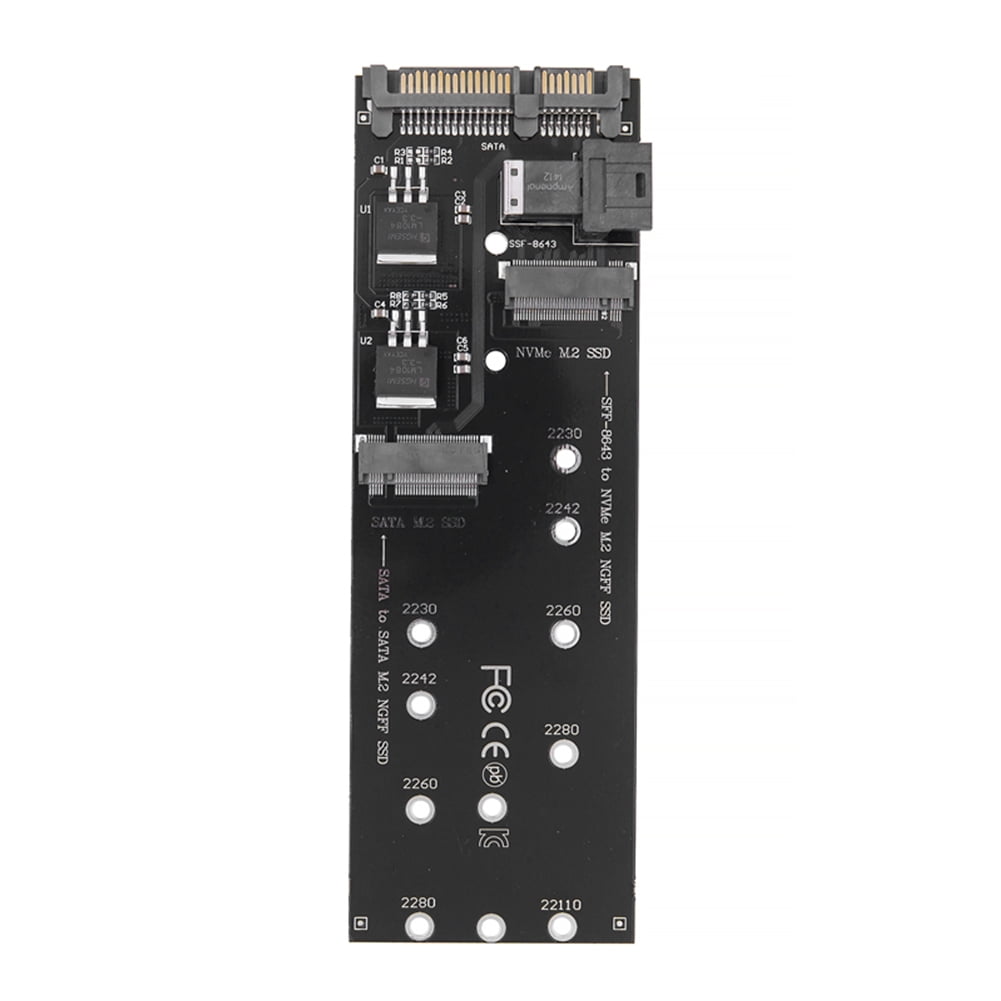 husxh SFF-8643 To M.2 U2 Kit NGFF M-Key To Slimline SAS NVME PCIe ...