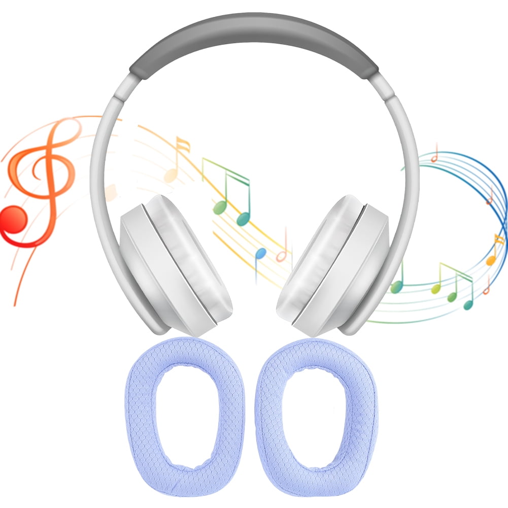 husxh Soft Earmuff Sleeve Mesh Fabric Ear Cushion Cover Memory Foam ...