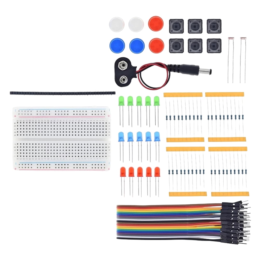 husxh Starter Kit 13 in 1 New Starter Kit USB Mini Breadboard 3 Color ...