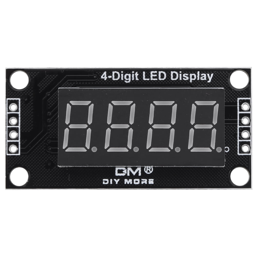 husxh TM1637 LED Display Module 4 Digit Time Indicator Tube 7 Segment ...