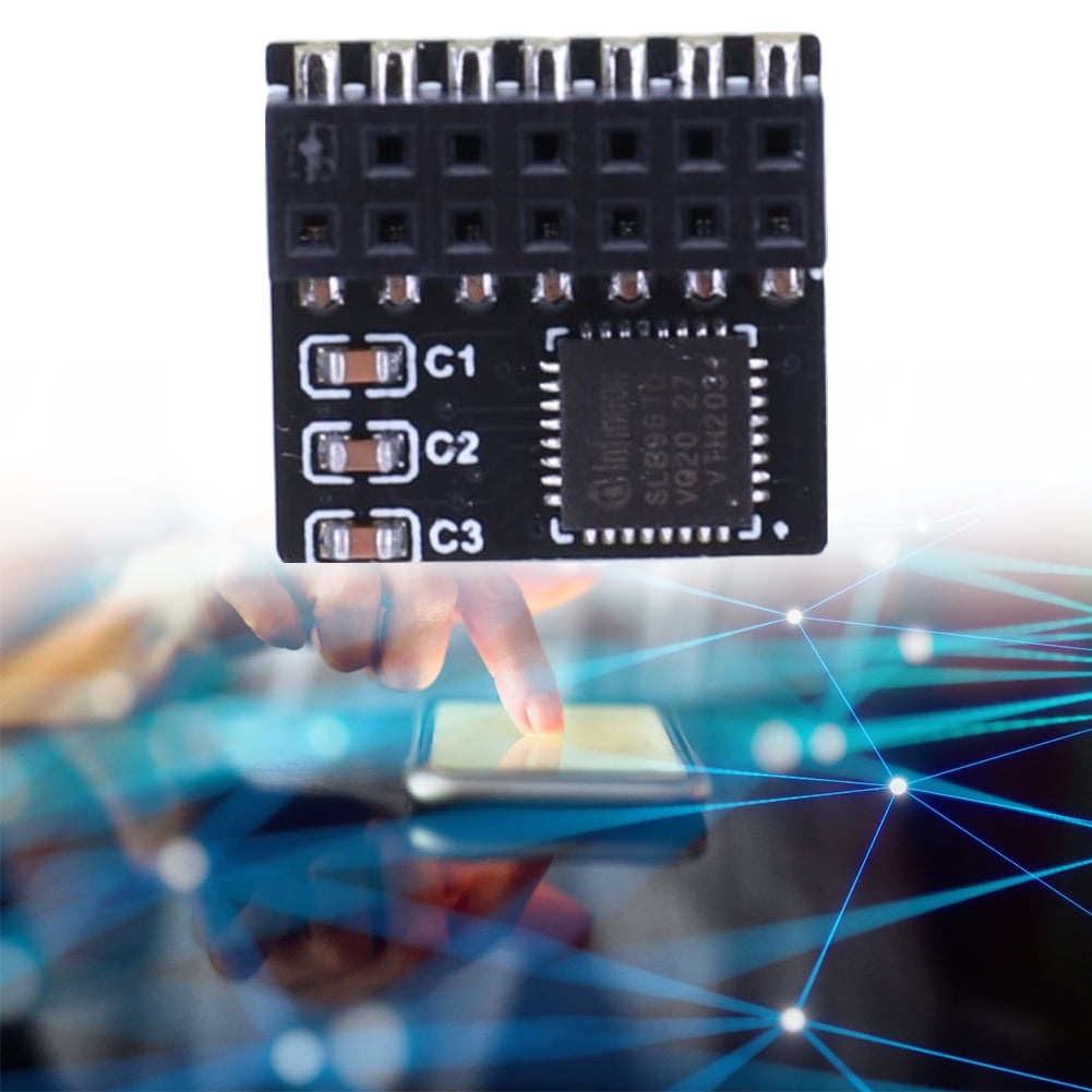 husxh TPM 2.0 Encryption Security Module 14 Pin SPI Portable TPM 2.0 ...
