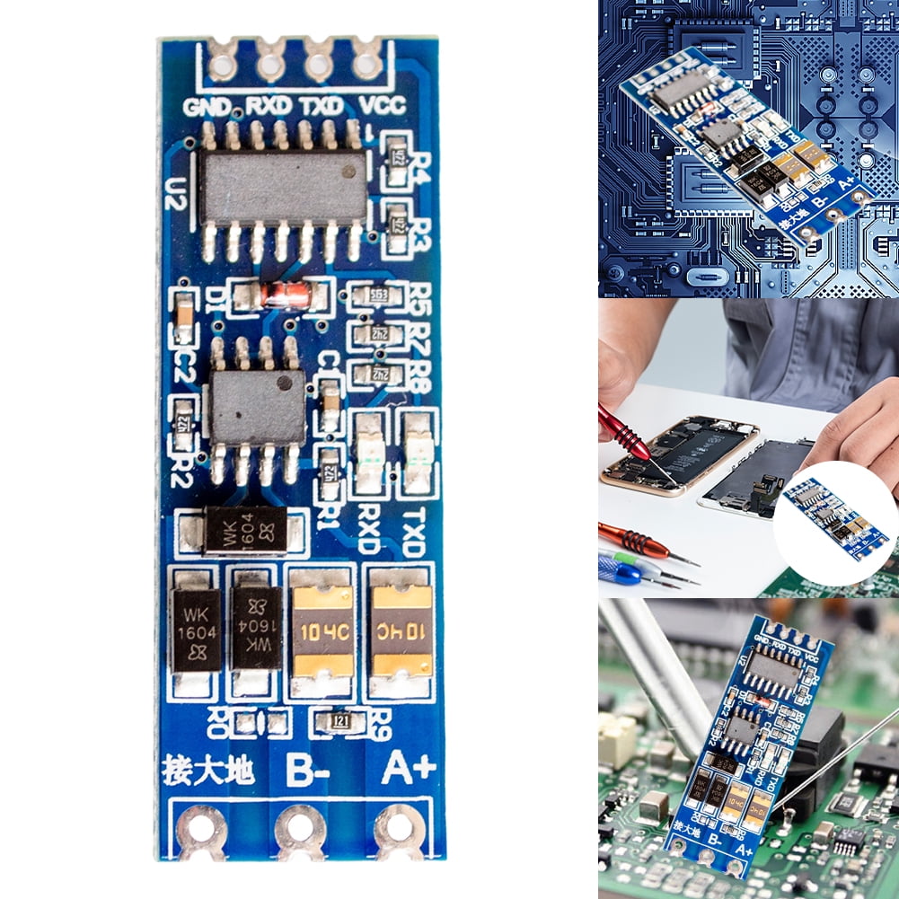 husxh TTL Turn To RS485 Module Hardware Automatic Flow Control Module 3 ...
