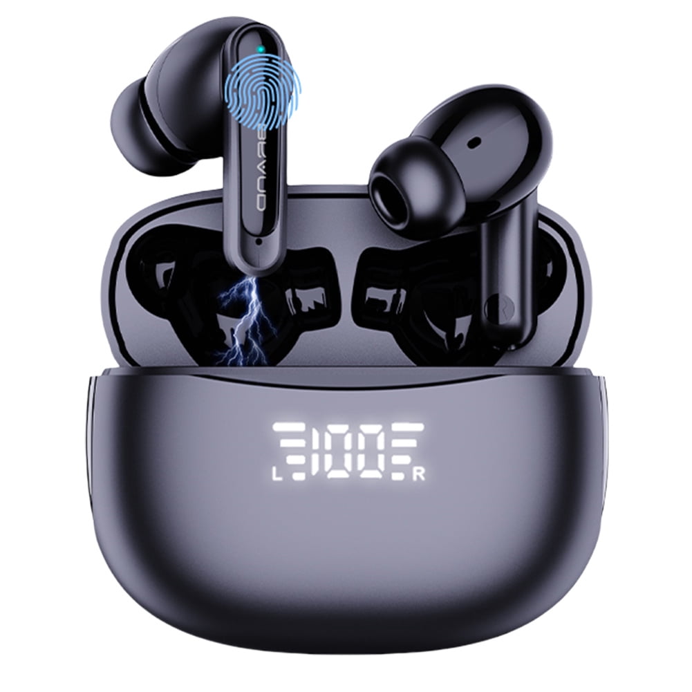 husxh True Wireless Earbuds Bluetooth-Compatible Headphones Noise ...