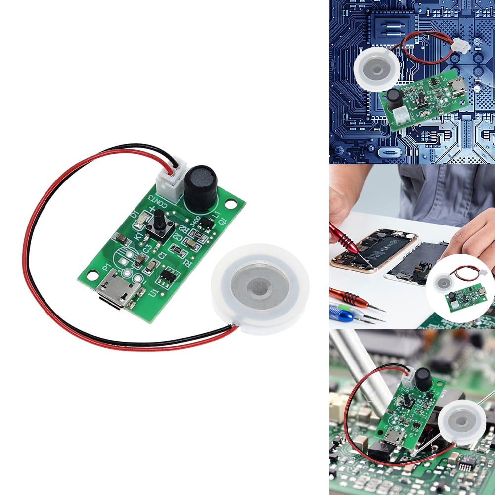 husxh USB Mini Humidifier DIY Kits DC 5V Mist Maker and Driver Circuit ...