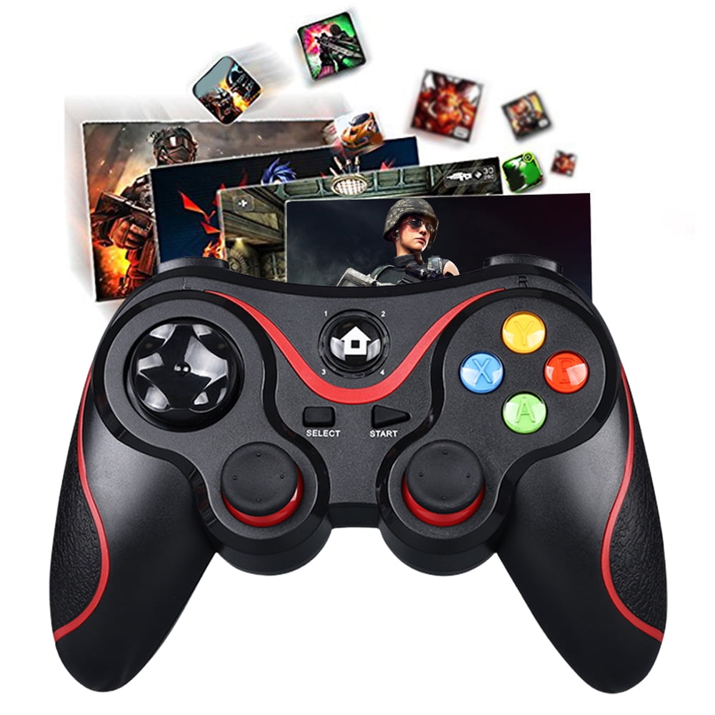 husxh V8 2.4G Wireless Game Controller Wireless Joystick Gamepad BT PC Game Controller Dual ...
