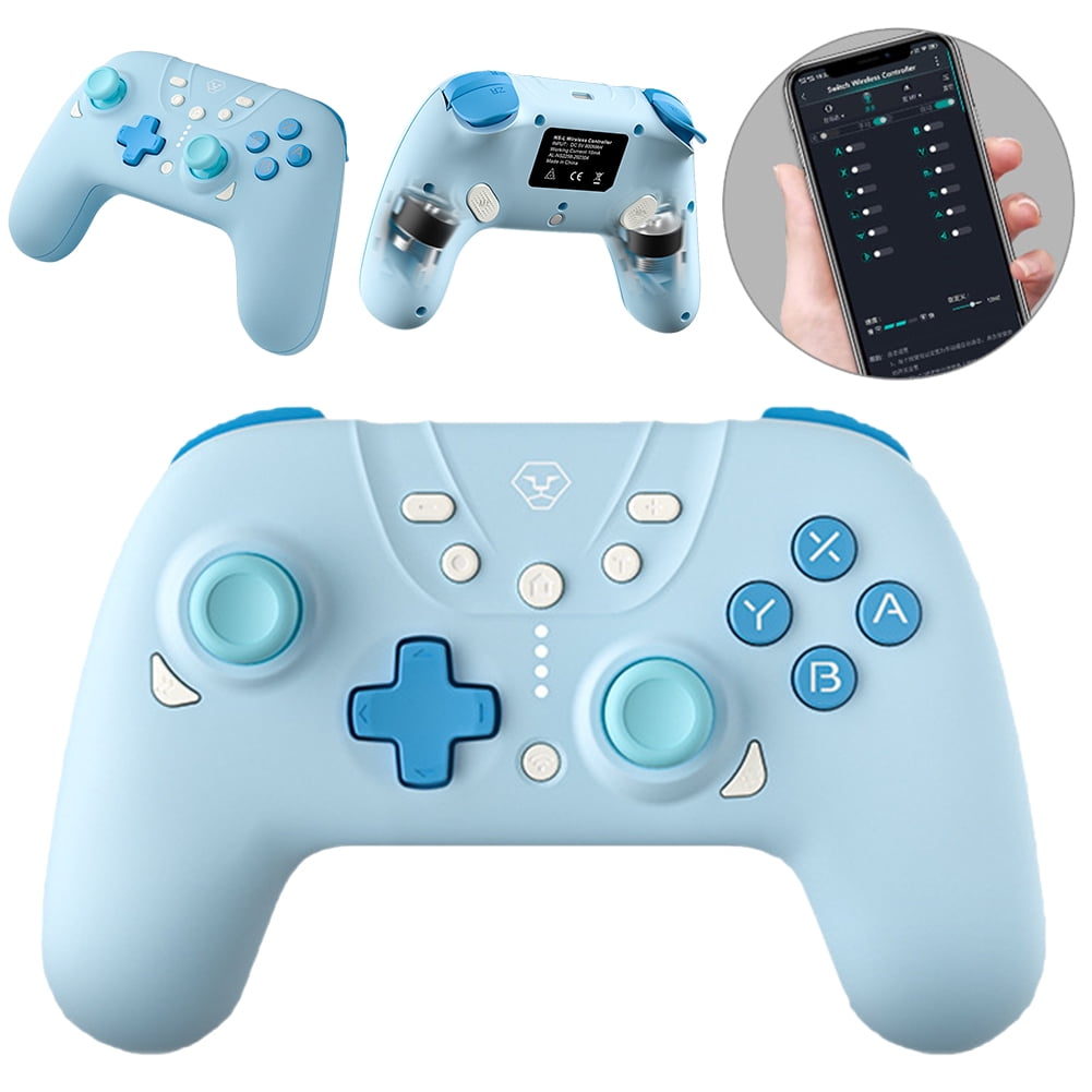 husxh Wireless Controller Bluetooth-Compatible 6 Axis Gyro Console ...
