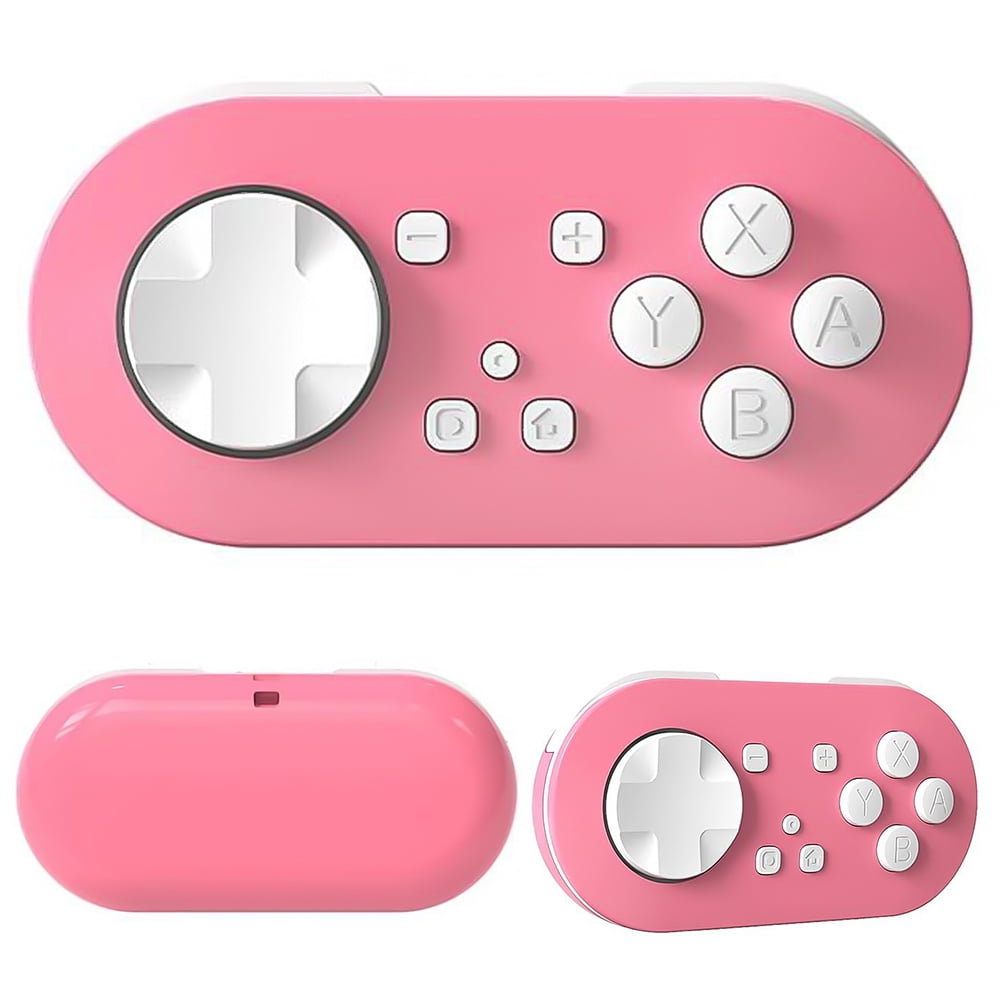 husxh Wireless Mini Bluetooth-compatible RGB Glowing Gamepad Keychain ...