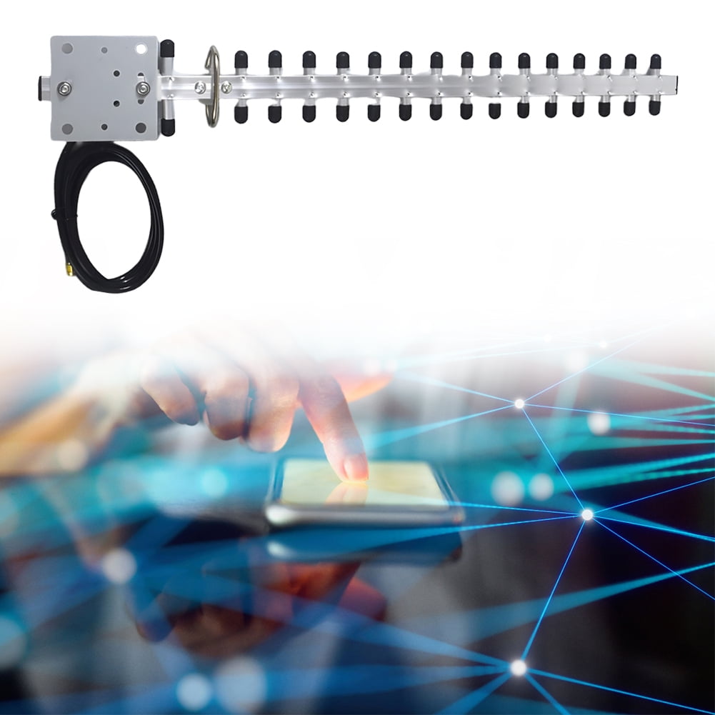 husxh Yagi WiFi Antenna 2.4Ghz (25dBi) High Gain Directional Booster ...