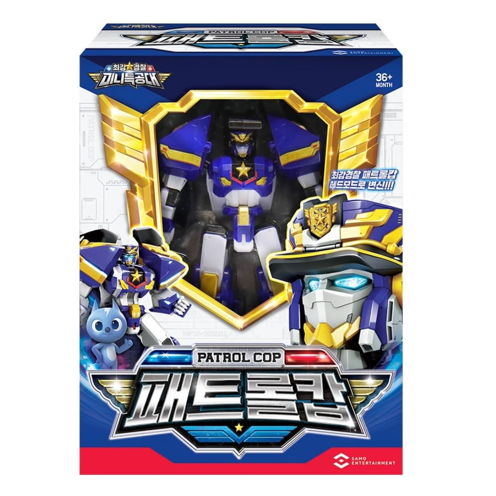 hwasooboon Mini Force Season 6 Strongest Police KMC2Patrol Cop Robot ...