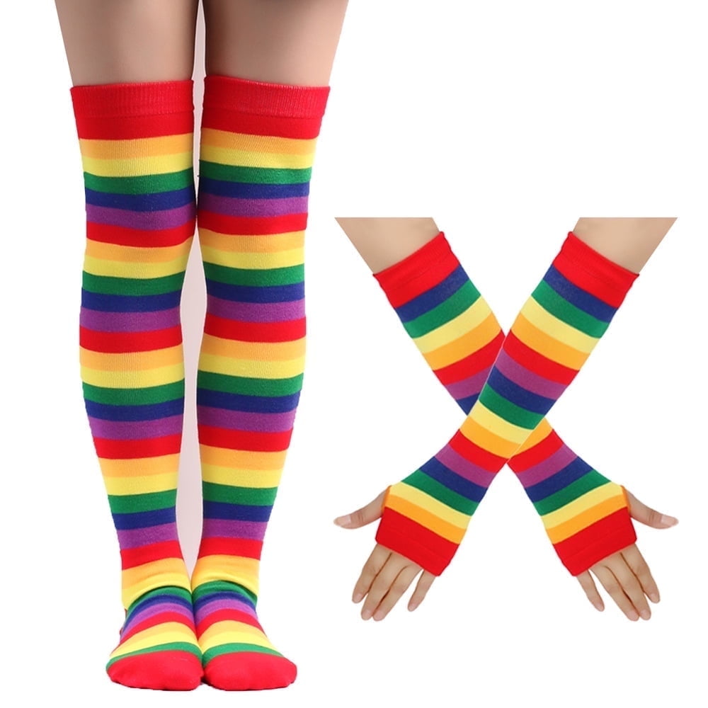 hwoehyo Women Red Socks, Women Thigh High ,1 Pair - Walmart.com