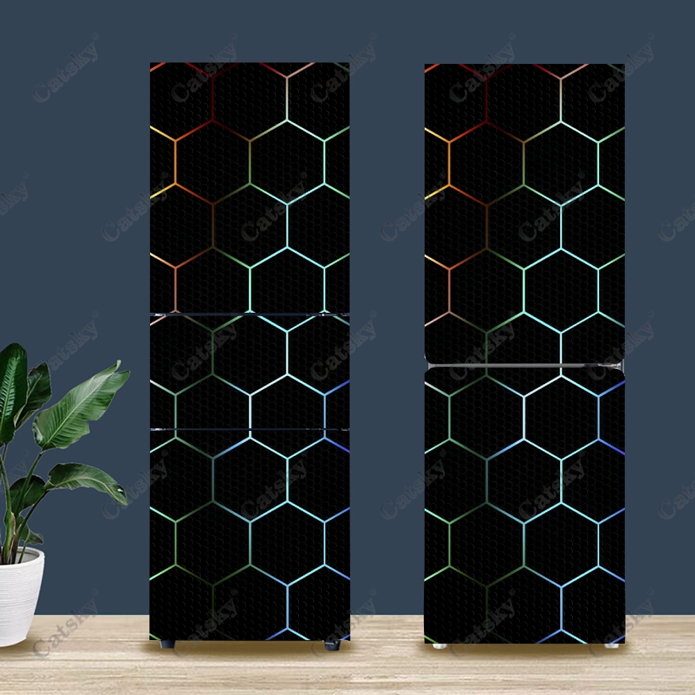 hycomb Refrigerator Stickers Home r Kitchen Murals DIY Wall Stickers ...