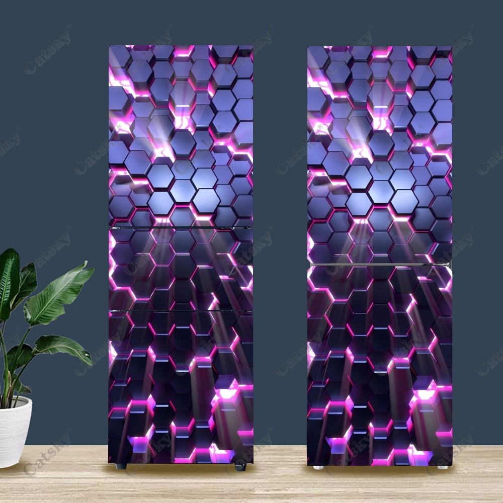 hycomb Refrigerator Stickers Home r Kitchen Murals DIY Wall Stickers ...