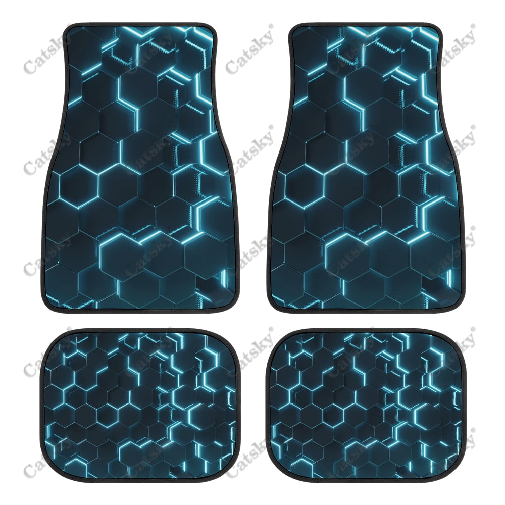 hycomb hexagon Car Floor Mats Interior Accessories Rubber Printing ...