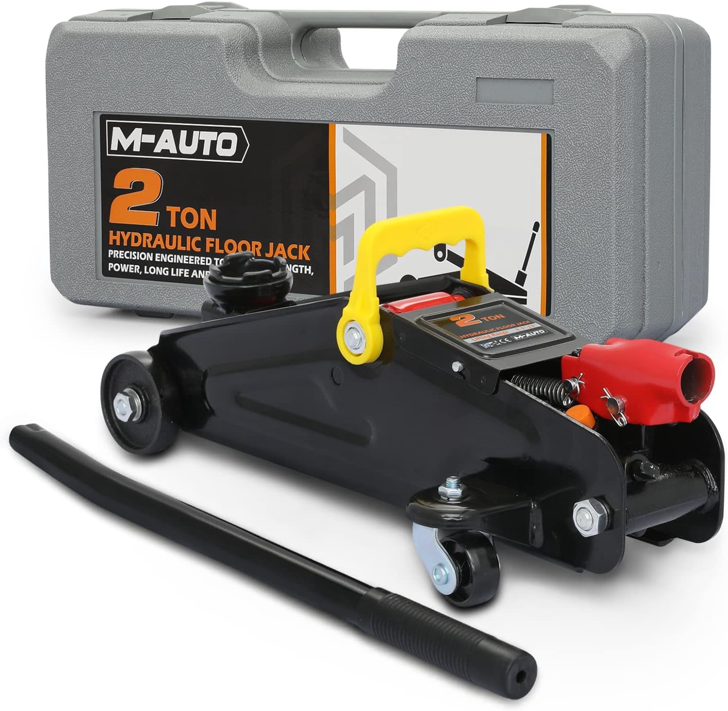 **hydraulic trolley jack car lift with carrying storage case, fast lift ...