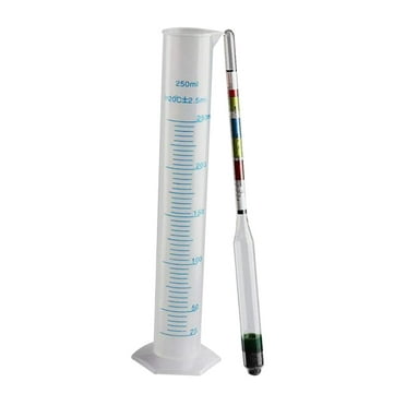 Fermentaholics Hydrometer Kit with Hydrometer, Plastic Test Jar Monitor ...