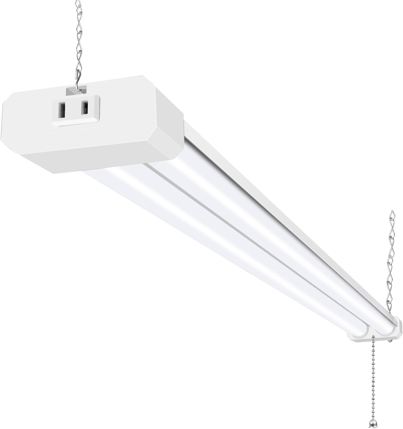 hykolity 5000K LED Shop Light Linkable, 4FT Daylight 42W LED Ceiling ...