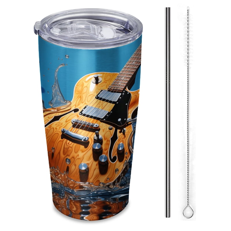 hyper-realistic photo of electric guitar with wood grain Insulated ...