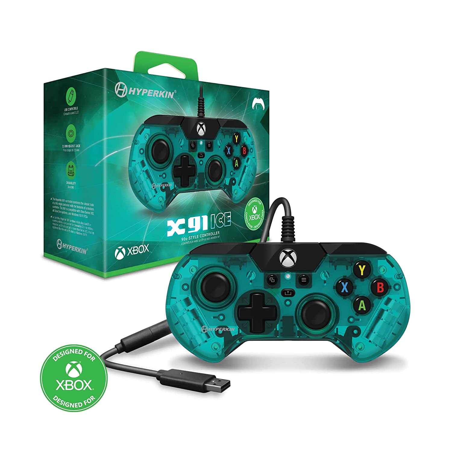 Hyperkin X91 Wired Controller for Xbox Series X/S, Xbox One & Windows ...