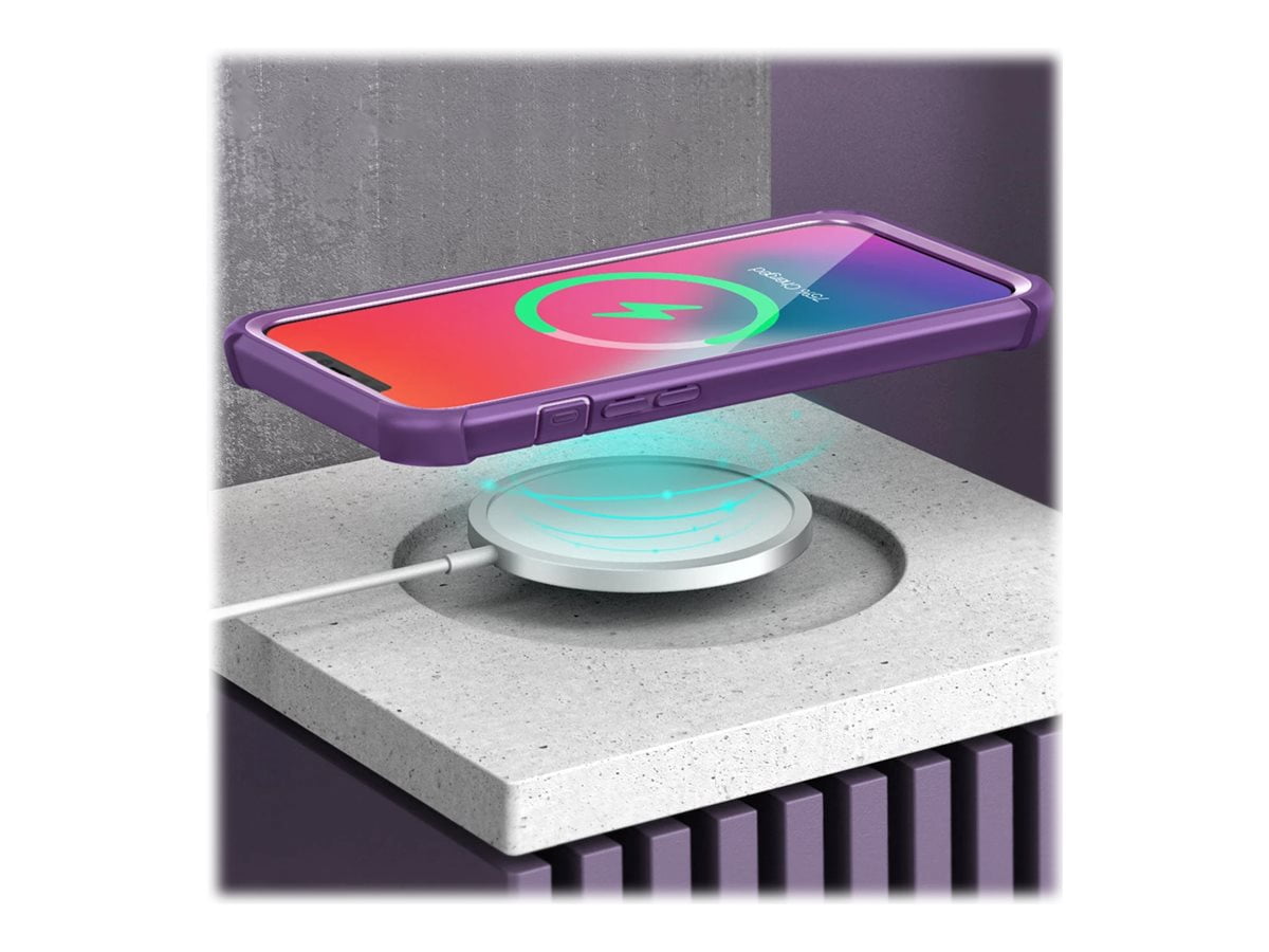 i-Blason Ares - Protective case for cell phone - rugged - purple - 5.4 ...