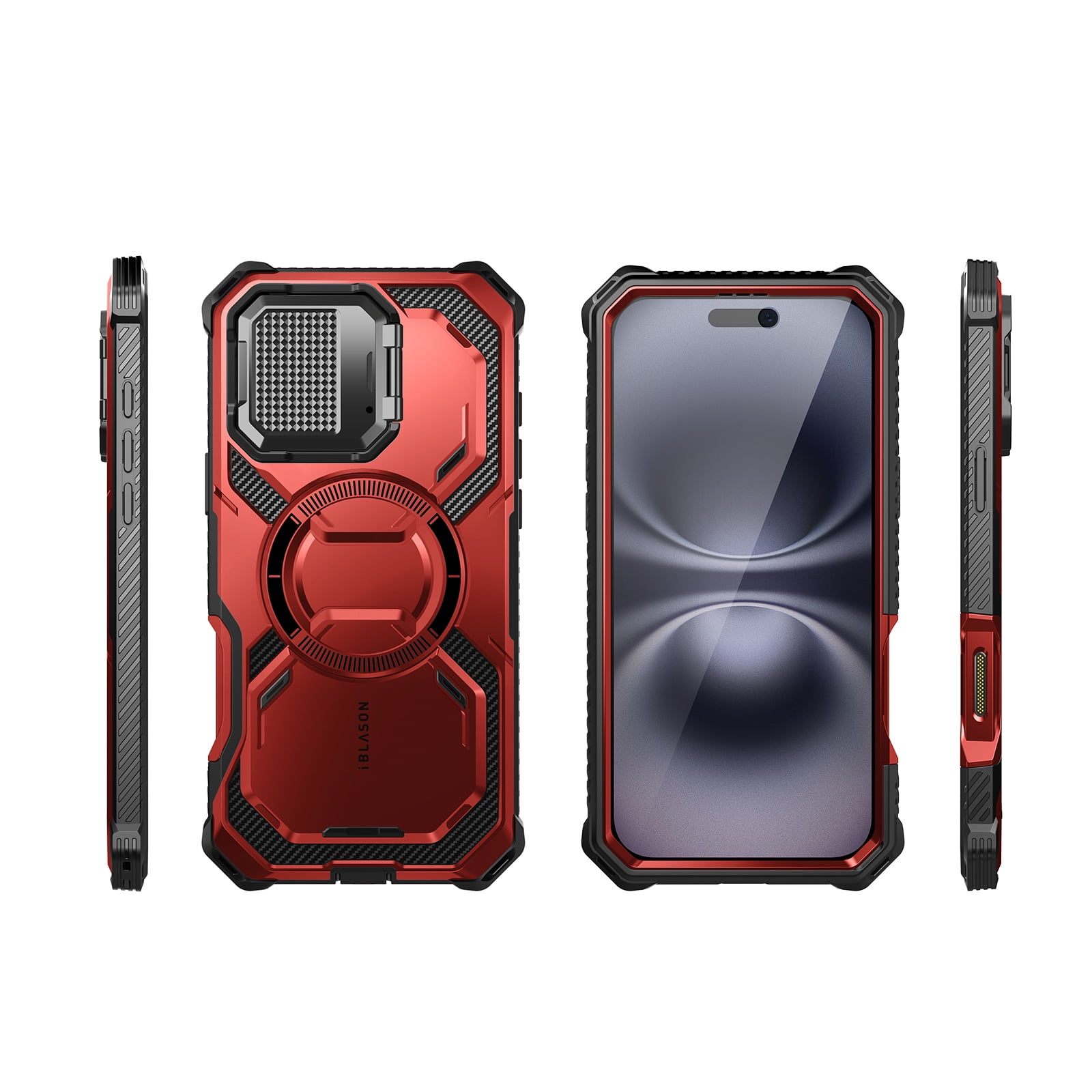 i-Blason Armorbox for iPhone 16 6.1" Magnetic Case Camera Control ...
