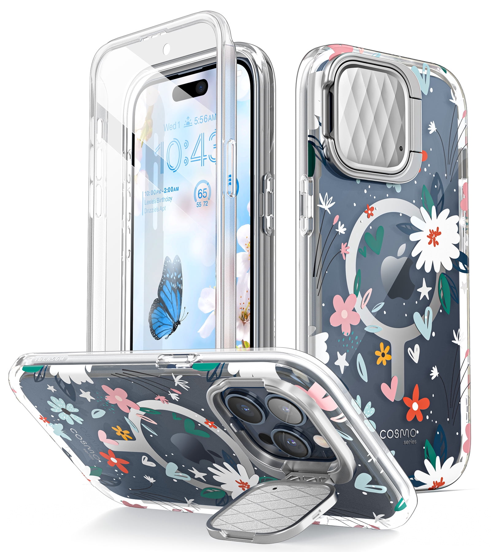 i-Blason Cosmo Mag for iPhone 15 Pro Case 6.1 inch with Camera Cover ...