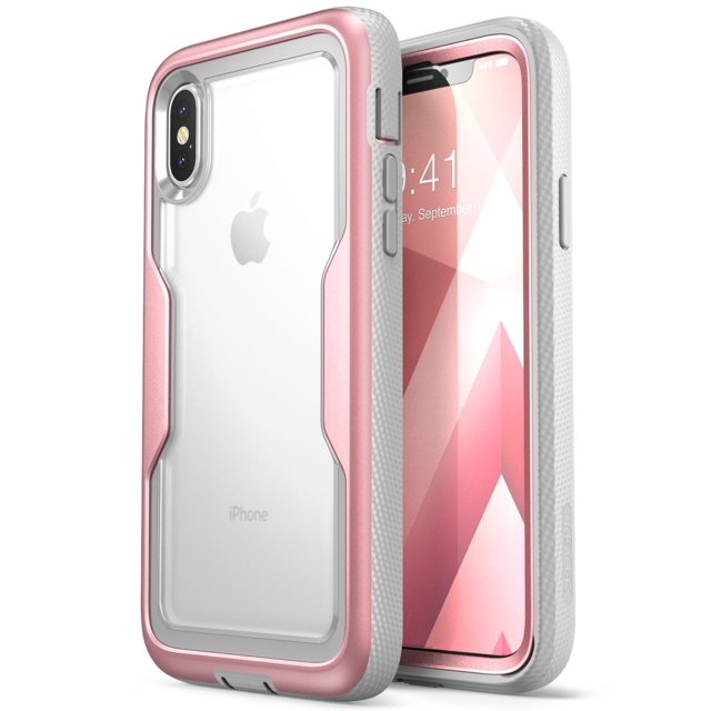 i-Blason iPhone X Case, [Heavy Duty Protection] [Clear Back] [Magma ...