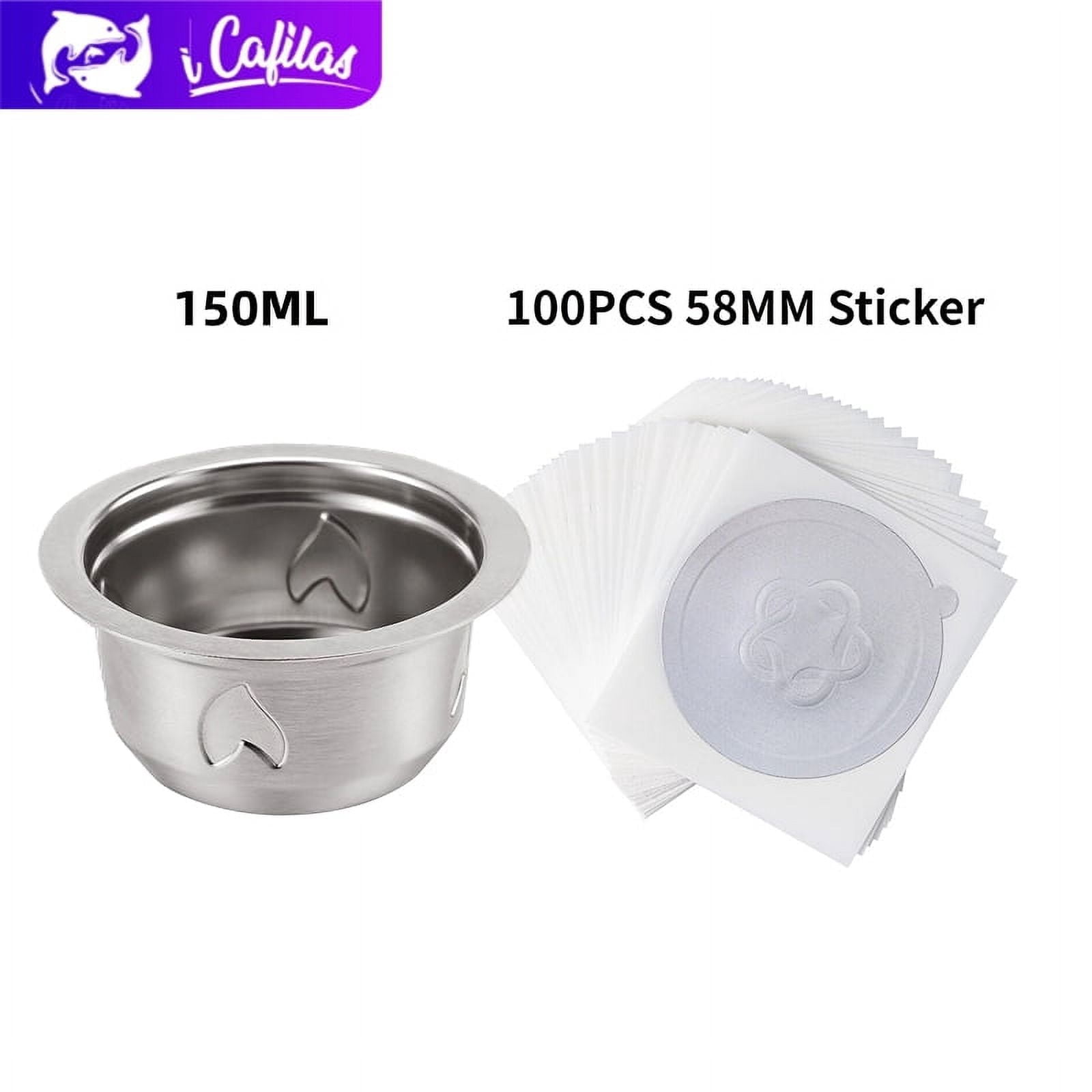 i Cafilas Refillable Vertuo Capsule, Reusable Stainless Steel Vertuo ...