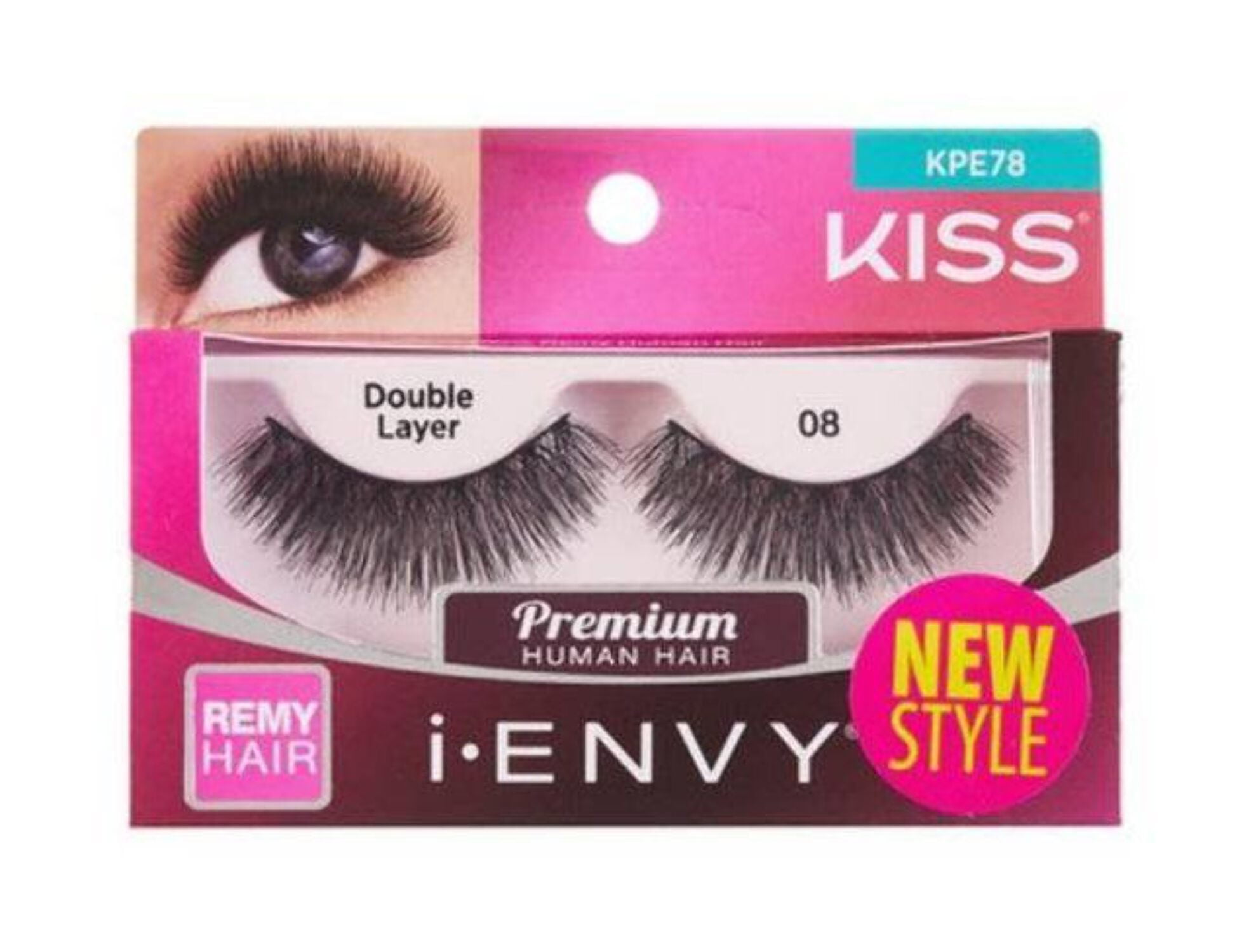 KISS - IEK DOUBLE LAYERED EYELASHES 08 KPE78 - Walmart.com