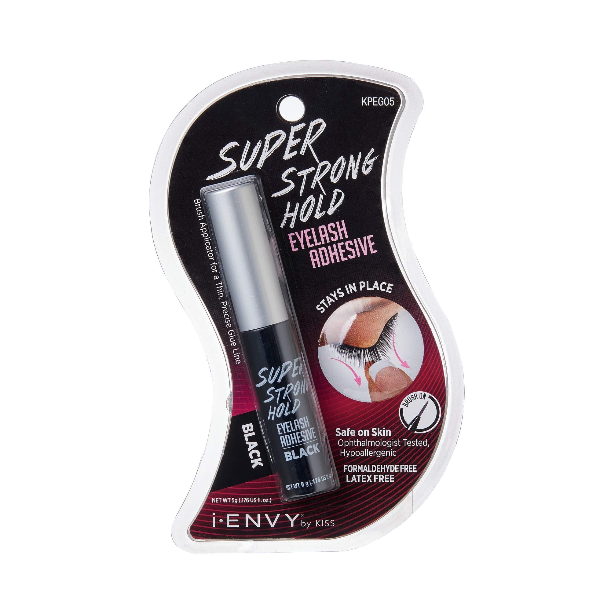 i-ENVY, Super Strong Hold Eyelash Adhesive, Waterproof, Latex-Free ...
