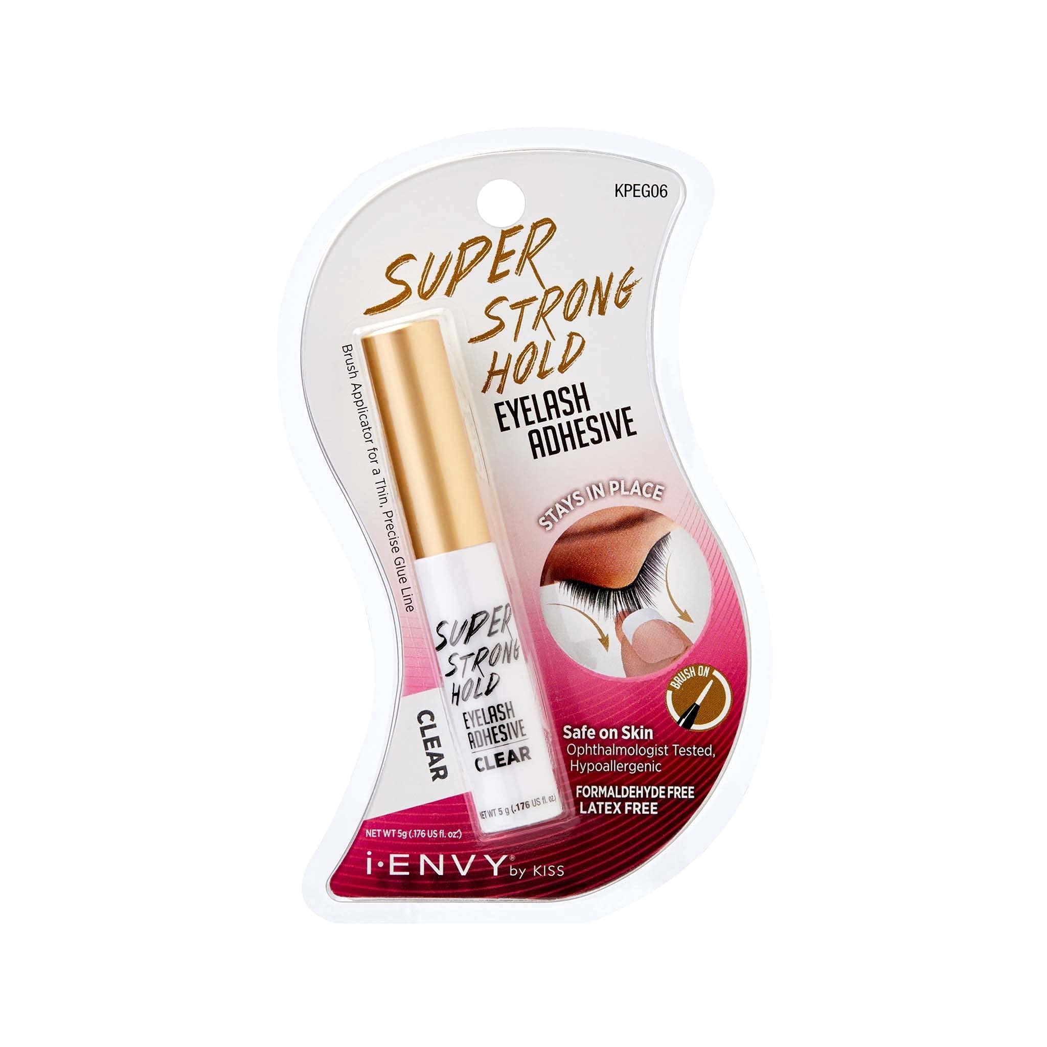 i-Envy by KISS Super Strong Hold Eyelash Adhesive Waterproof, Long ...