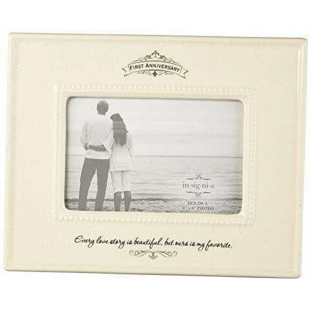 i FIRST ANNIVERSARY i br a special frame for the Special Day - 4x6 ...