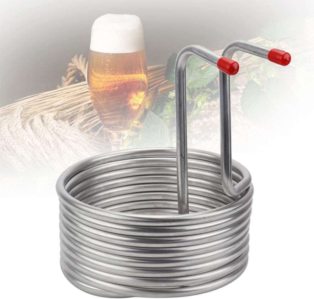 i Kito Stainless Steel Cooling Coil, Wort Chiller for Home Brewing ...