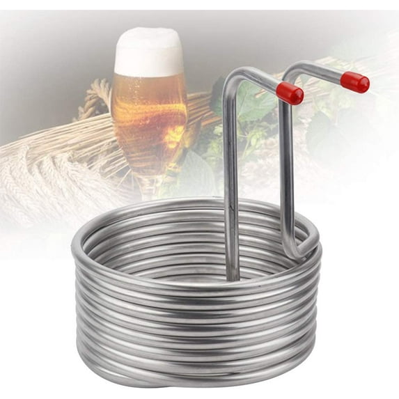 i Kito Stainless Steel Cooling Coil, Wort Chiller for Home Brewing ...