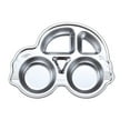 i Kito Cartoon Meal Plates 4section, Car Plates for Kids Meal Trays Set ...