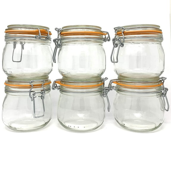 12 Oz Glass Jars Lids
