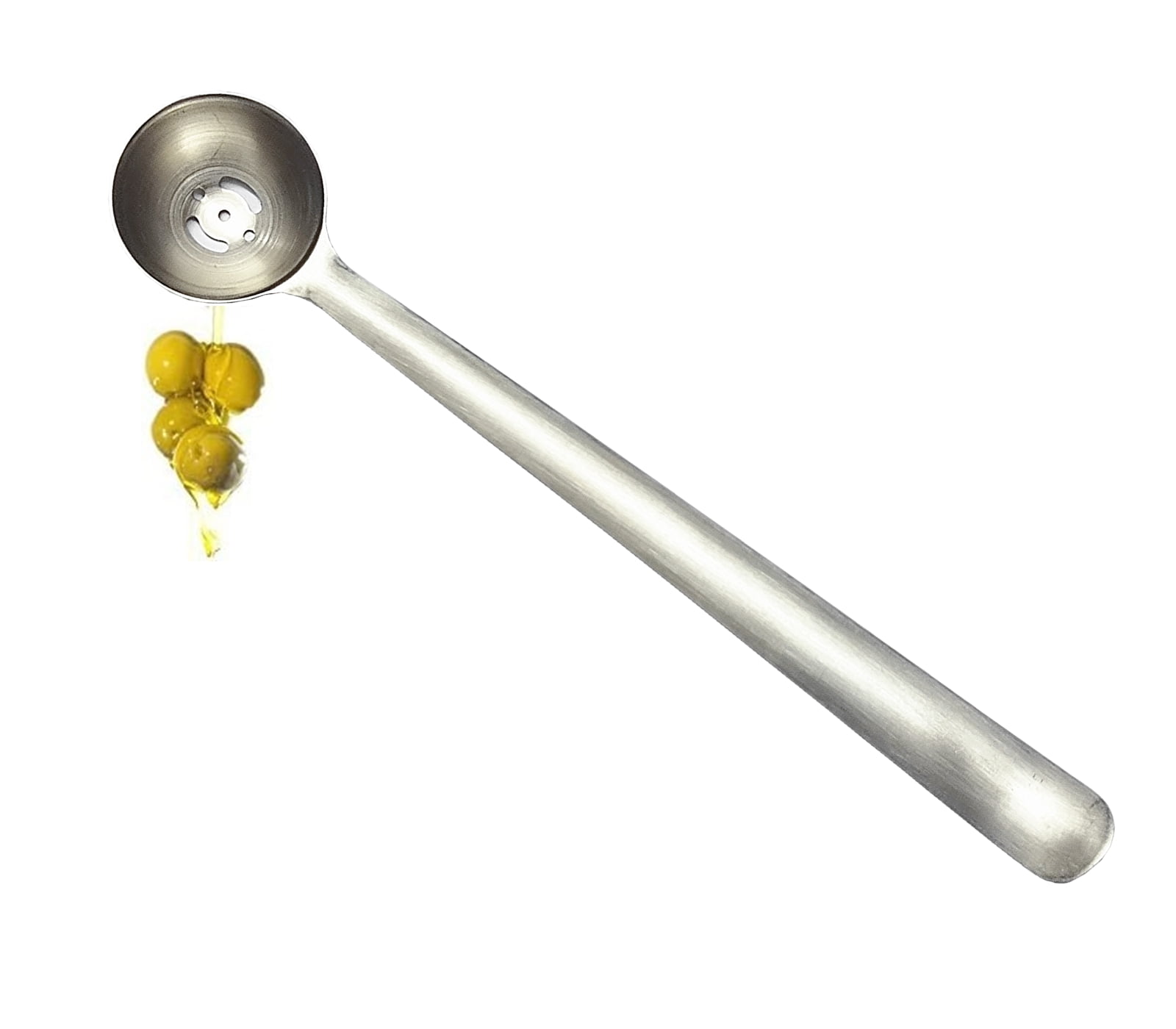 i Kito Long Olive Spoon with Hole Mini Slotted Olive Spoon Strainer Stainless Steel - Walmart.com