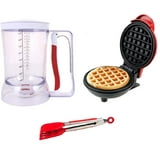 i Kito Mini Waffle Making Kit 3pcs, Mini Waffle Maker, Waffle Batter ...